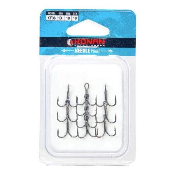 Konan XF36 Treble Hooks 10 Pack - Oceans Wilderness